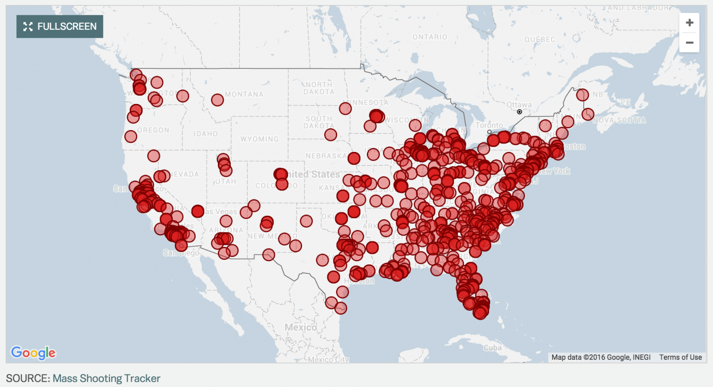 How Vox built a calendar marking every mass shooting in 2015 - Storybench