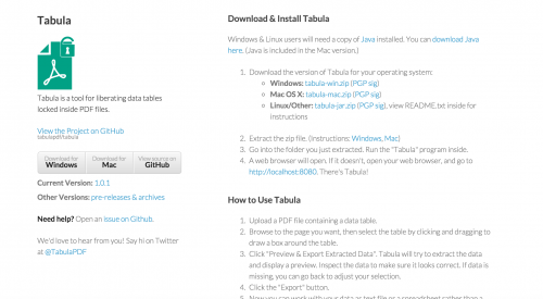 How to use Tabula to extract tables from PDFs - Storybench