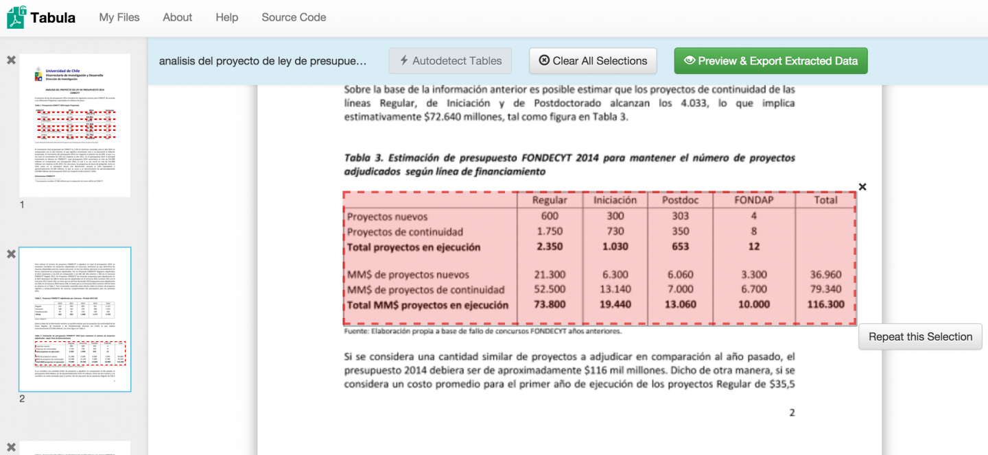 How to use Tabula to extract tables from PDFs - Storybench