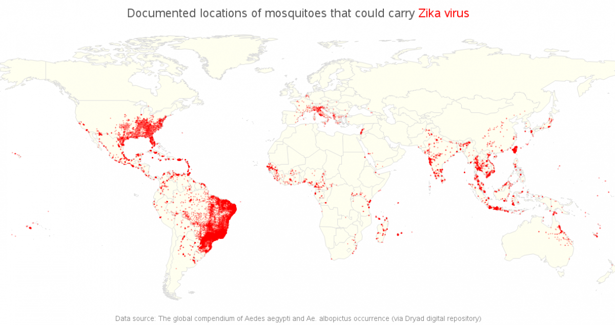 The spread of Zika virus: A roundup of visualizations - Storybench