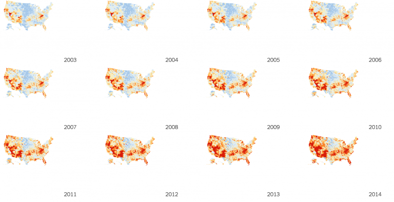 How to build an interactive county level map like the New York Times ...