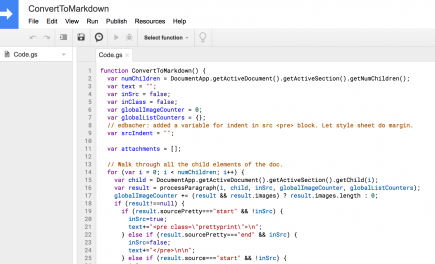 How to convert a Google Doc to RMarkdown and publish on Github pages ...