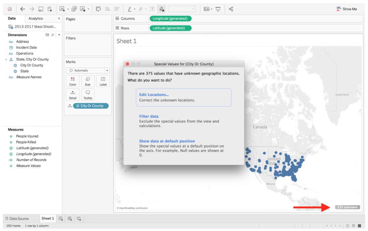How to build a map and use filters in Tableau Public - Storybench