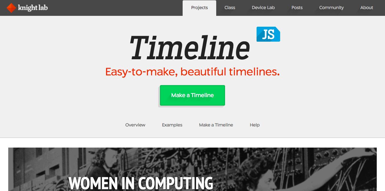 How to build a timeline using TimelineJS - Storybench