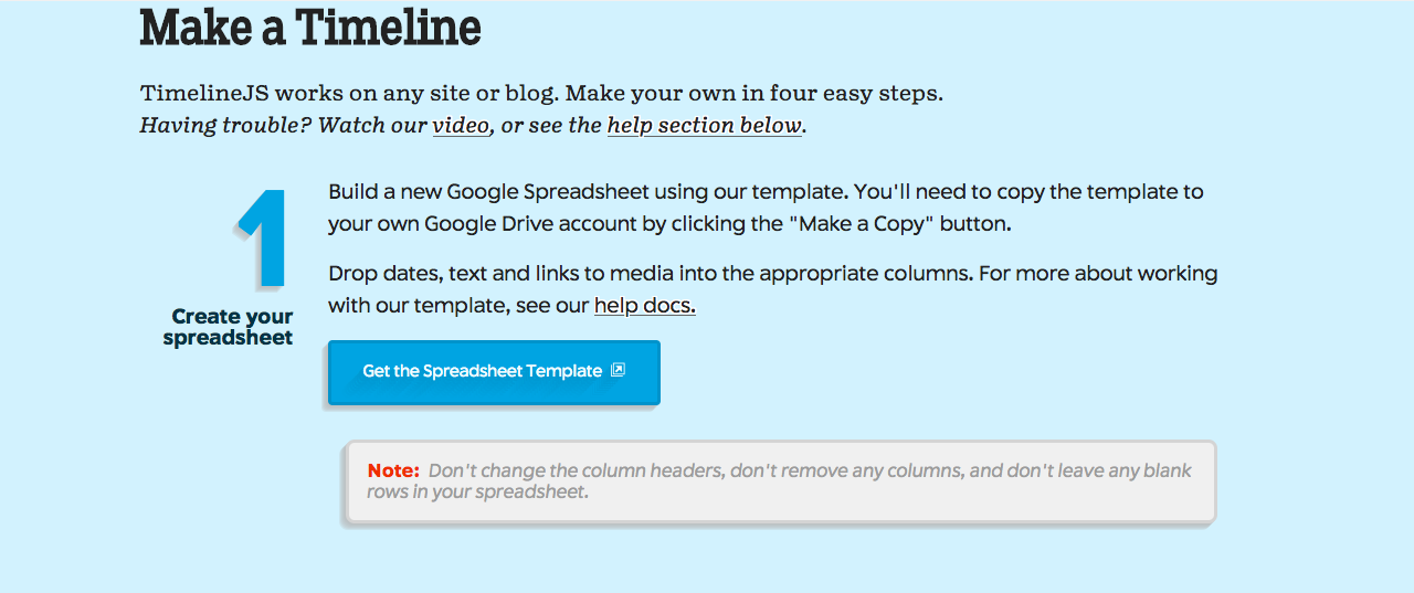 How to build a timeline using TimelineJS - Storybench