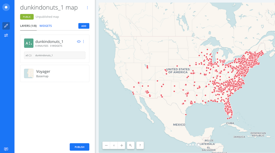 How to do basic distance analysis in Carto using polling locations and ...