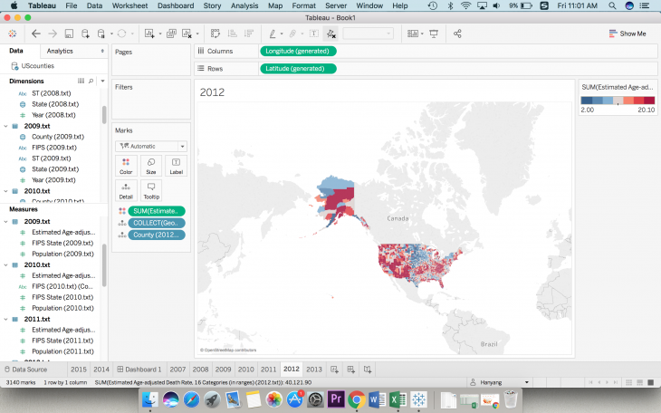 How to build an interactive county-level map in Tableau - Storybench