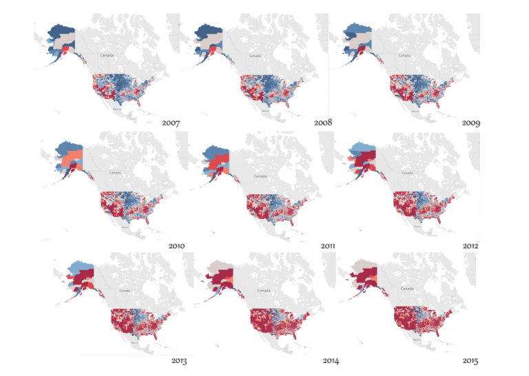 How to build an interactive county-level map in Tableau - Storybench