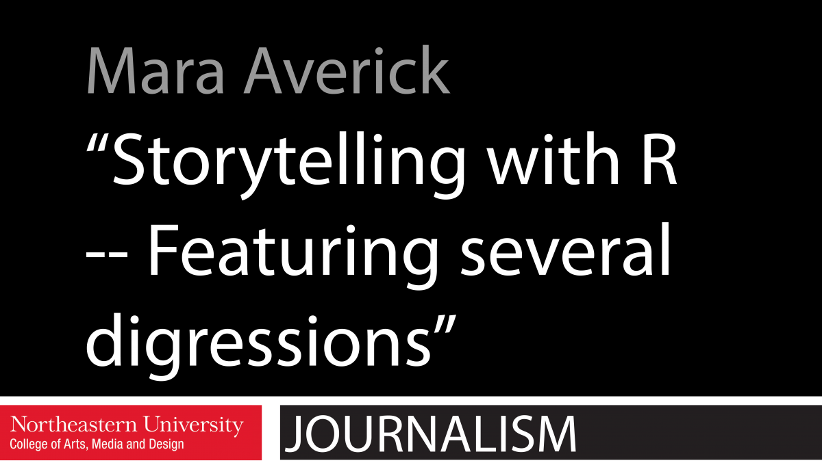 “Storytelling with R – featuring several digressions” - Storybench