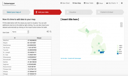 How to build margin of victory election maps with Datawrapper - Storybench