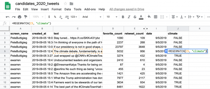 How to do basic text mining using Google Sheets - Storybench