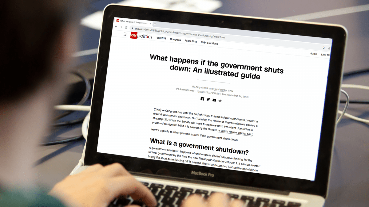 How CNN’s guide visualized real-world impacts of a government shutdown ...